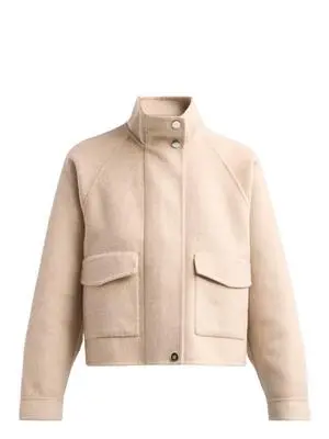 Elie Tahari The Eden Wool-blend Jacket - Oat
