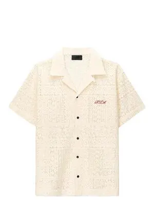 RtA Chaparral Nathan Cotton-blend Oversized Camp Shirt - Sand