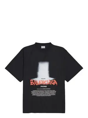 Balenciaga The Door Oversized T-shirt - Black