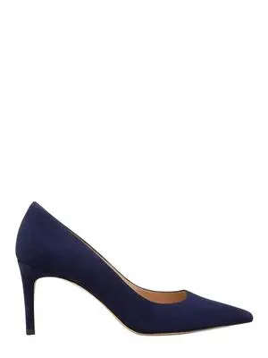 STUART WEITZMAN Power 75mm Suede Pumps - Nice Blue