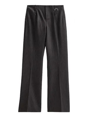 Ksubi Soho Pinstriped Boot-cut Pants - Grey