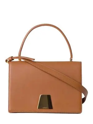 Akris Small Alice Trapezoid Top Handle Bag Cuoio