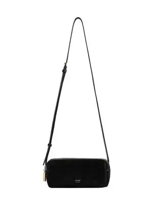 Khaite Kye Mini Leather Crossbody Bag - Black