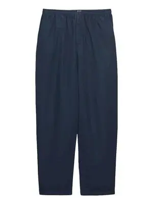 Prada Linen Blend Pants - Blue