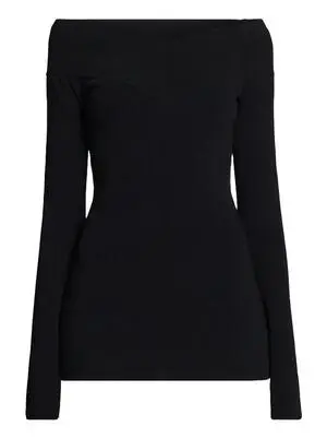 Stella McCartney Compact Knit Off-the-shoulder Top - Black