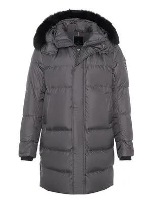 Gorski Apres-ski Parka With Detachable Toscana Lamb Hood Trim - Anthracite Black