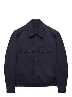 Prada Technical Fabric Jacket - Blue