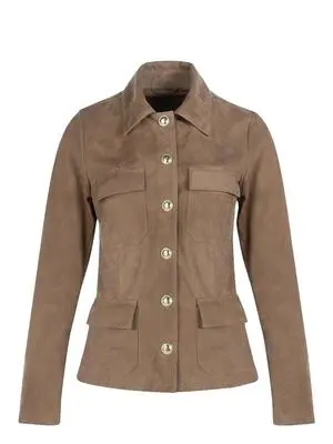 Gorski Select Metis Suede Jacket - Camel
