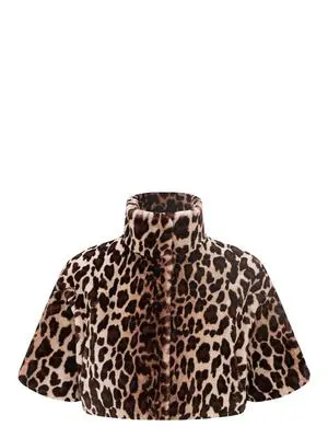 LYLA GRANT Sheared Bolero Coat