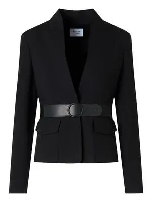 Akris Belted Jacket - Black