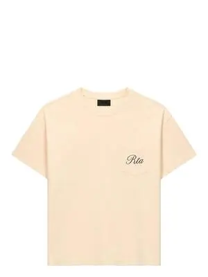 RtA Curva Ultra Printed Cotton T-shirt - Bone Clockface