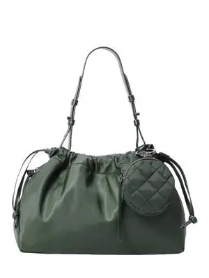 Mz Wallace Waverly Small Drawstring Shoulder Bag Juniper