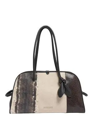 Jacquemus Le Turismo Snake-embossed Leather Bowler - Multi