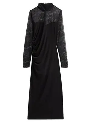 Generation Love Westia Lace Jersey Midi Dress - Black