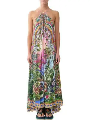 CAMILLA Turkish Delight Hardware-accent Maxi Dress