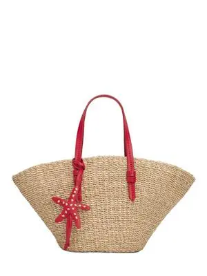 Poolside The East West Mini Tote Bag - Tomato