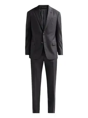 GIORGIO ARMANI Zig-zag Textured Wool Suit
