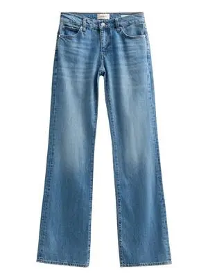 FRAME The Off Duty Rodeo Mid-rise Jeans Flutter
