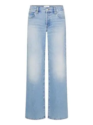 FRAME The Gray Straight-leg Jeans - Dodger Offset Hem