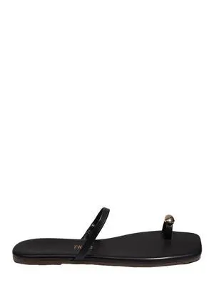 Tkees Cole Leather Flat Sandals - Sable