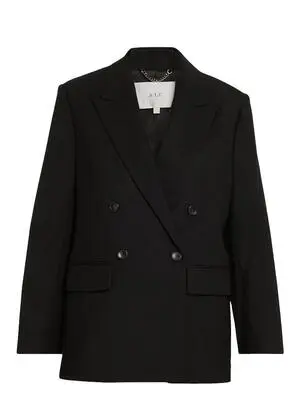 A.L.C. Calla Oversized Double-breasted Blazer - Black