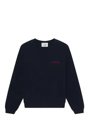 FRAME X Sotheby's Cashmere Sweater - Navy
