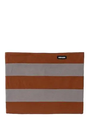 Miu Miu Striped Jersey Top Grey Multi