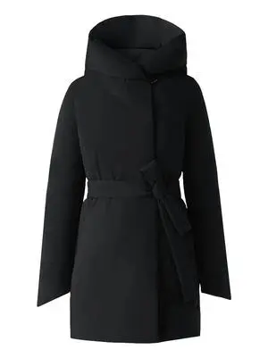 Soia & Kyo Adelaide Self-tie Coat - Black