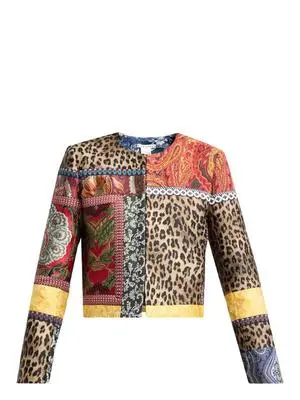 Alice + Olivia Kidman Patchwork Jacket - Multi
