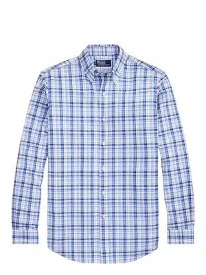POLO RALPH LAUREN Classic Fit Plaid Poplin Shirt