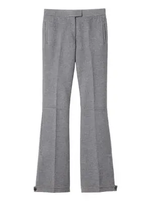Miu Miu Double Wool Pants - Grey