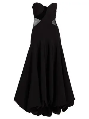 ET OCHS Daniella Sweetheart Maxi Dress - Black