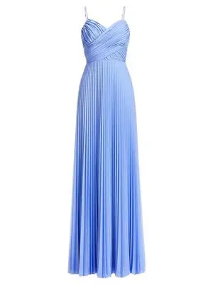 Dress The Population Aspen Pleated Gown Sky