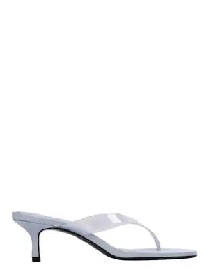 BLACK SUEDE STUDIO Kg 50mm Mule Sandals - Sky Blue Leather