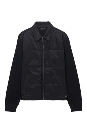 PRADA Wool And Re-nylon Gabardine Cardigan
