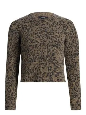 Rails Matilda Leopard Pattern Cardigan - Spotted