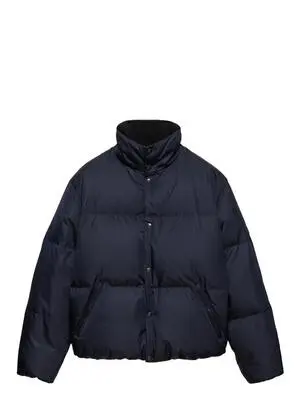 Prada Weight Re-nylon Down Jacket - Blue