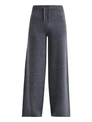 YVES SALOMON Knit Wide-leg Pants