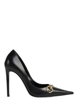 Gucci Donna 110mm Leather Pumps - Nero