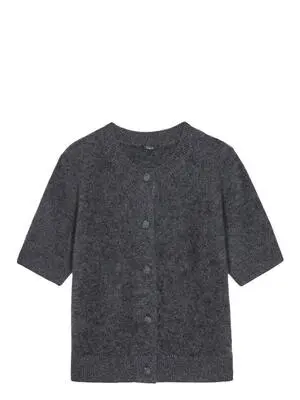 Rails Roman Wool-cashmere Cardigan - Charcoal