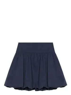 Simkhai Pippa Cotton-blend Miniskirt - Midnight
