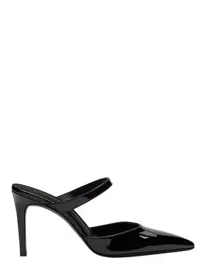 STUART WEITZMAN Power 85mm Patent Leather Stiletto Mules - Black
