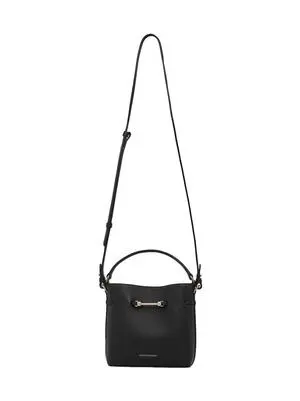 Strathberry Corda Mini Leather Bucket Bag - Black
