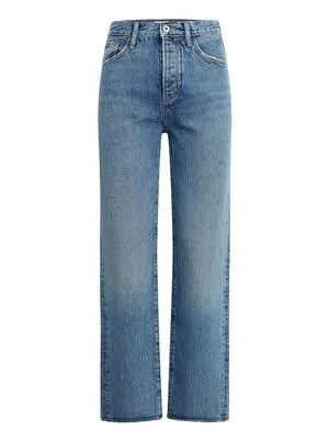 FAVORITE DAUGHTER Otto Stretch-cotton High Rise Straight-leg Jeans - Stowe