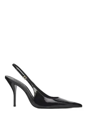 Schutz Diora 100mm Patent Leather Slingback Pumps Black