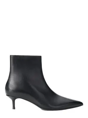 STAUD Sebastian Leather Kitten-heel Ankle Boots