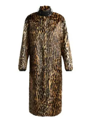 ET OCHS Vonn Leopard-print Faux-fur Coat - Leopard Multi