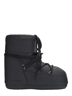 Moon Boot Icon Low Rubber Boots - Black