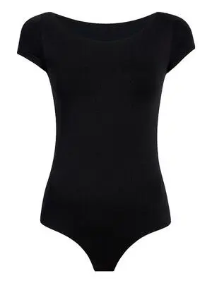 Commando Prima Ballet Boatneck Bodysuit - Black