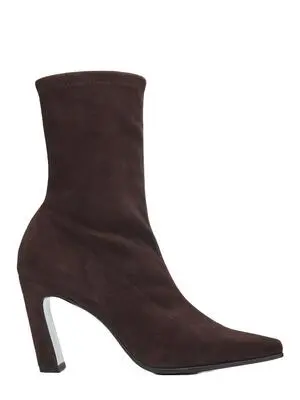 STUART WEITZMAN Stassi 85mm Stretch Booties - Midnight Espresso